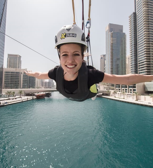 XLine Dubai - World’s Longest Urban Zipline - trip95.com